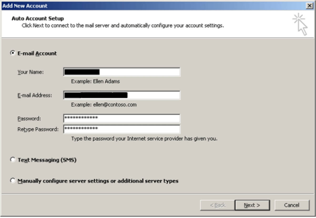 Setting up Outlook 2010/2013/2016 (Windows) - Nucleo Consulting