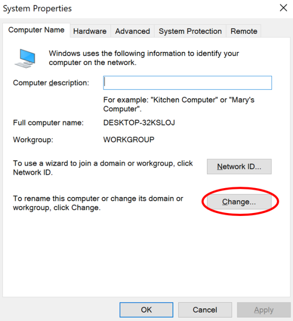 How to change computer name/join domain on Windows 10 - Nucleo Consulting How to change computer name/join domain on Windows 10 - Nucleo Consulting